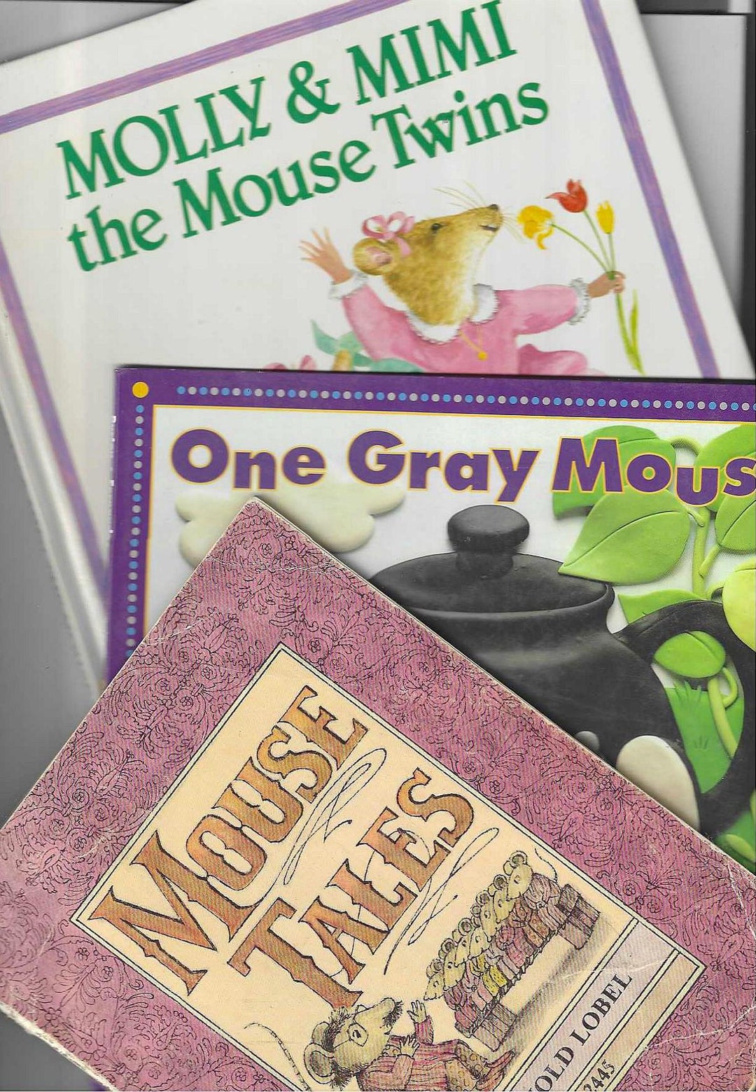 3 Mouse Books, Molly and Mimi the Mouse Twins, 1987, Hardcover; 2 ...
