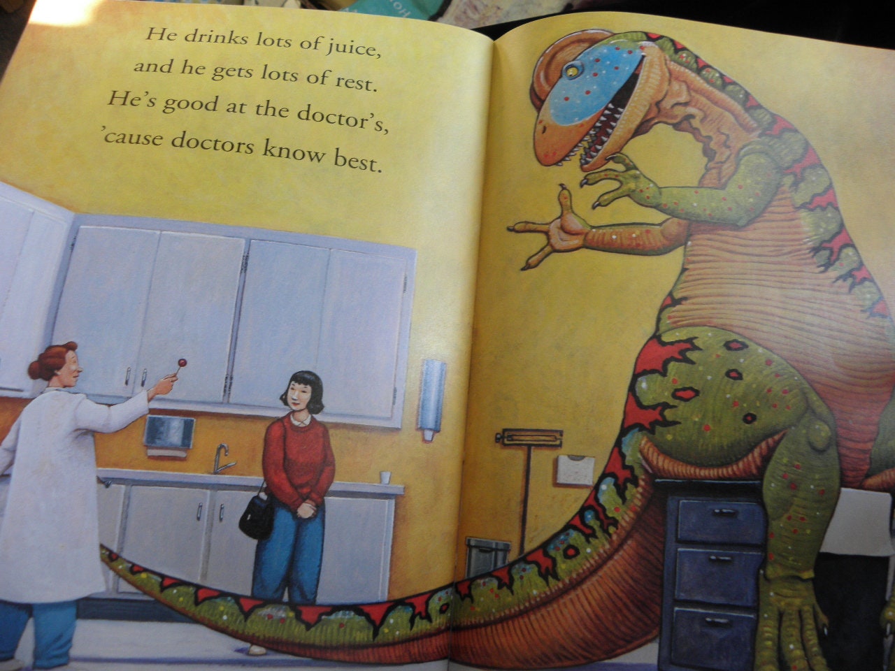 How do Dinosaurs Get Well Soon Jane Yolen & Mark Teague 1st | Etsy