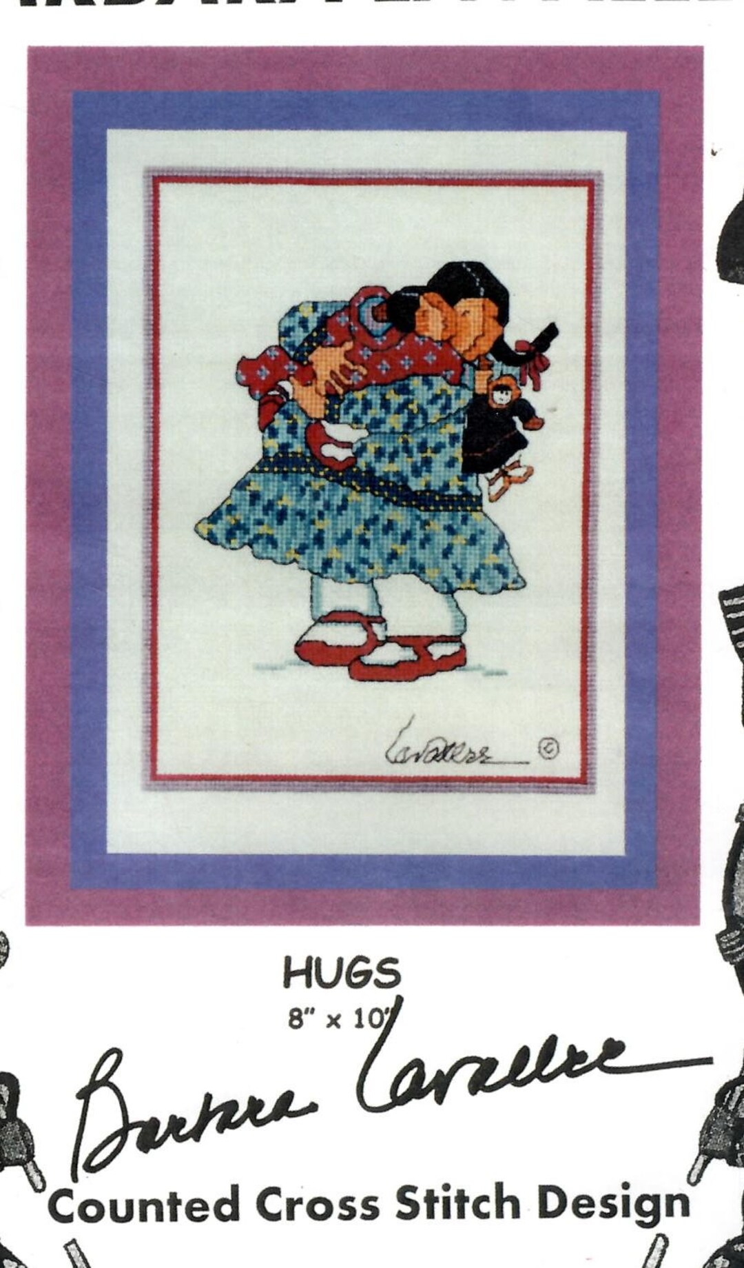 Alaskan Hugs, Cross Stitch Pattern, Finished Size 8 by 10 Inches ...