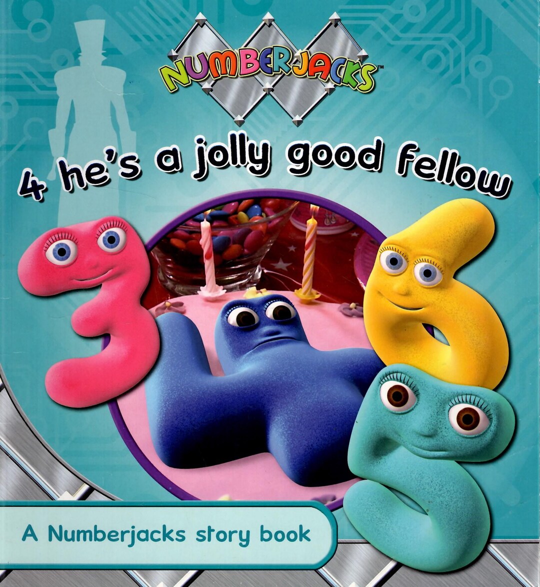 NEW Book, Numberjacks, 4 Hes a Jolly Good Fellow, 2008, Softcover, BBC ...