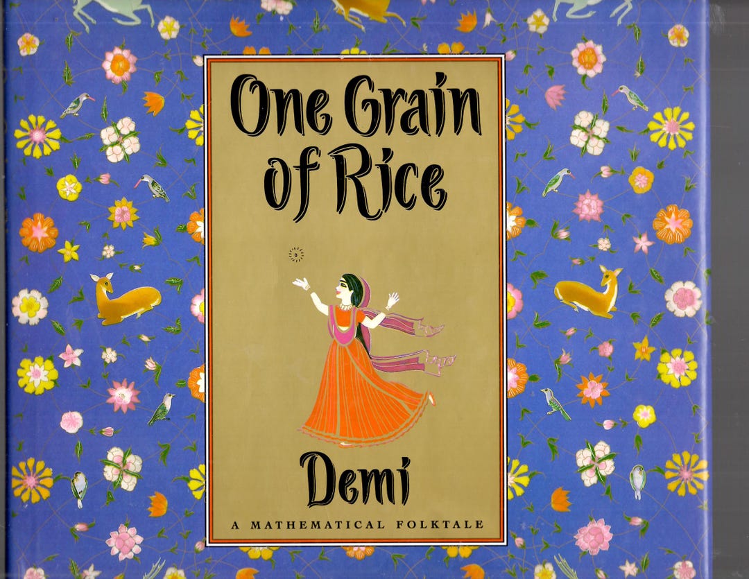 1997, One Grain of Rice, A Mathematical Folktale, Hardcover, 1st ...