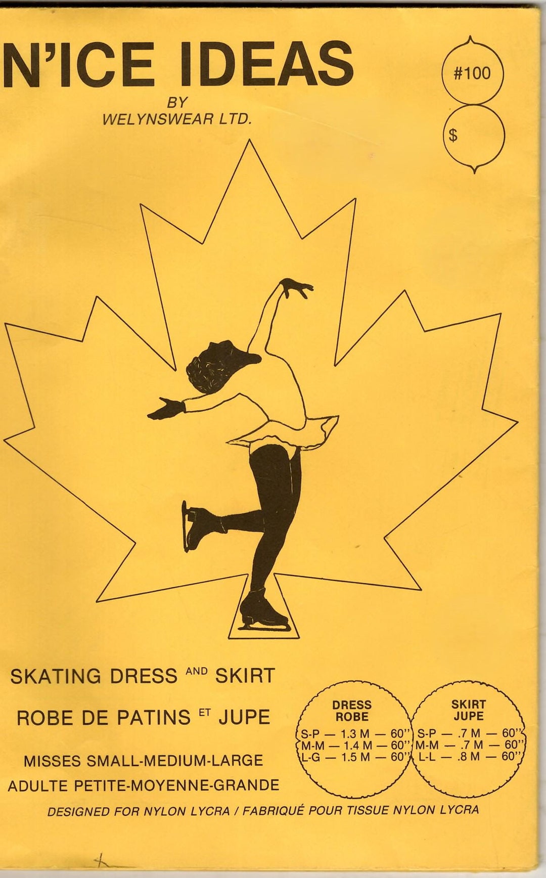 Skating Dress & Skirt, Sewing Pattern, N Ice Ideas, Small to Large ...