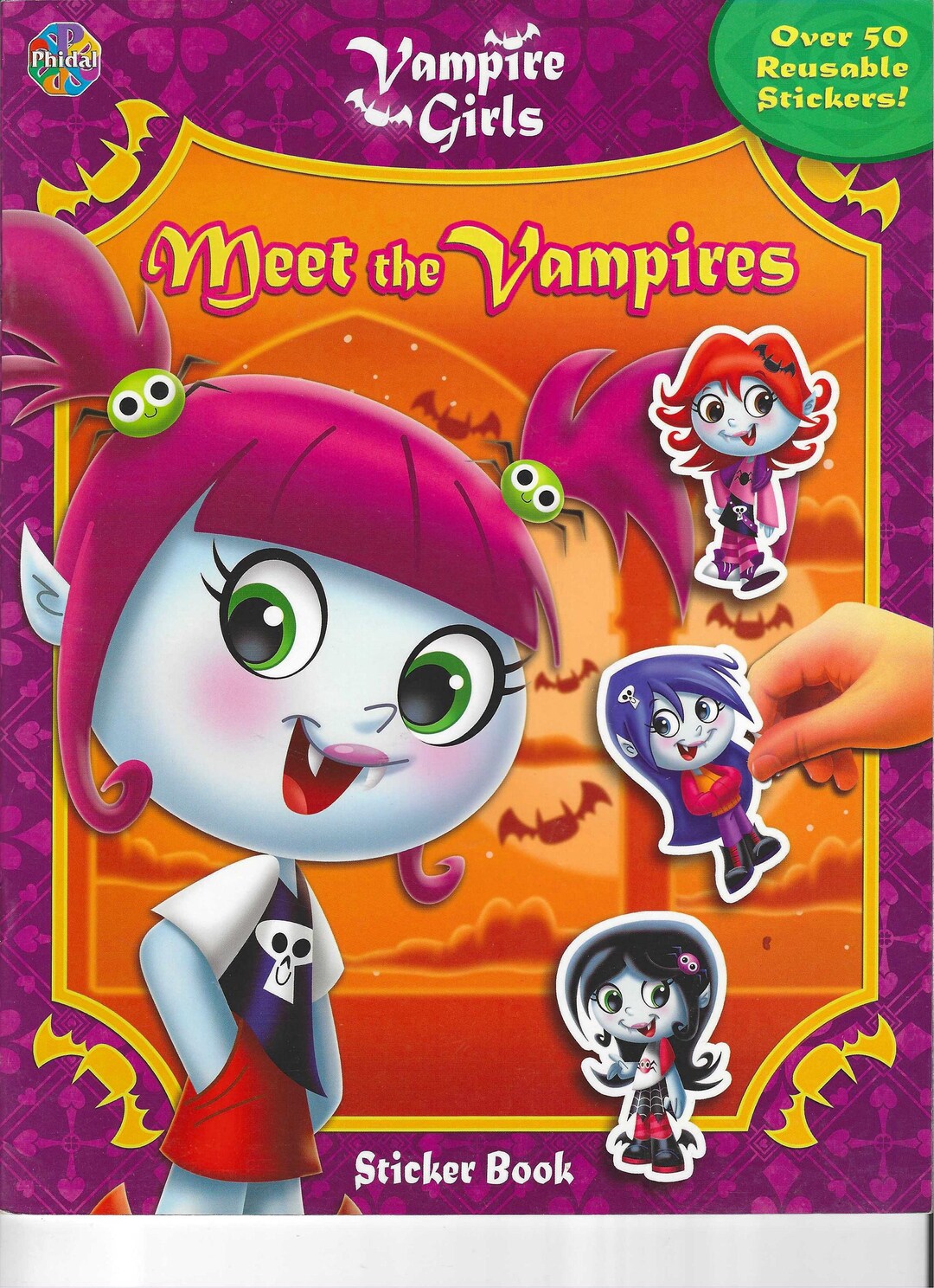 NEW Book, Vampire Girls, Meet the Vampires, Sticker Activity Book ...
