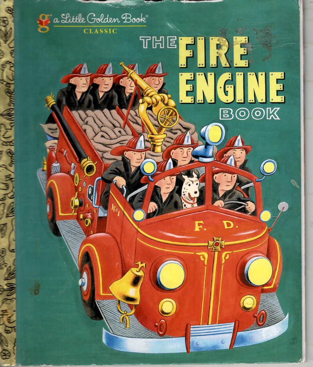 Vintage 1987, the Fire Engine Book, Golden Book, Hardcover, - Etsy