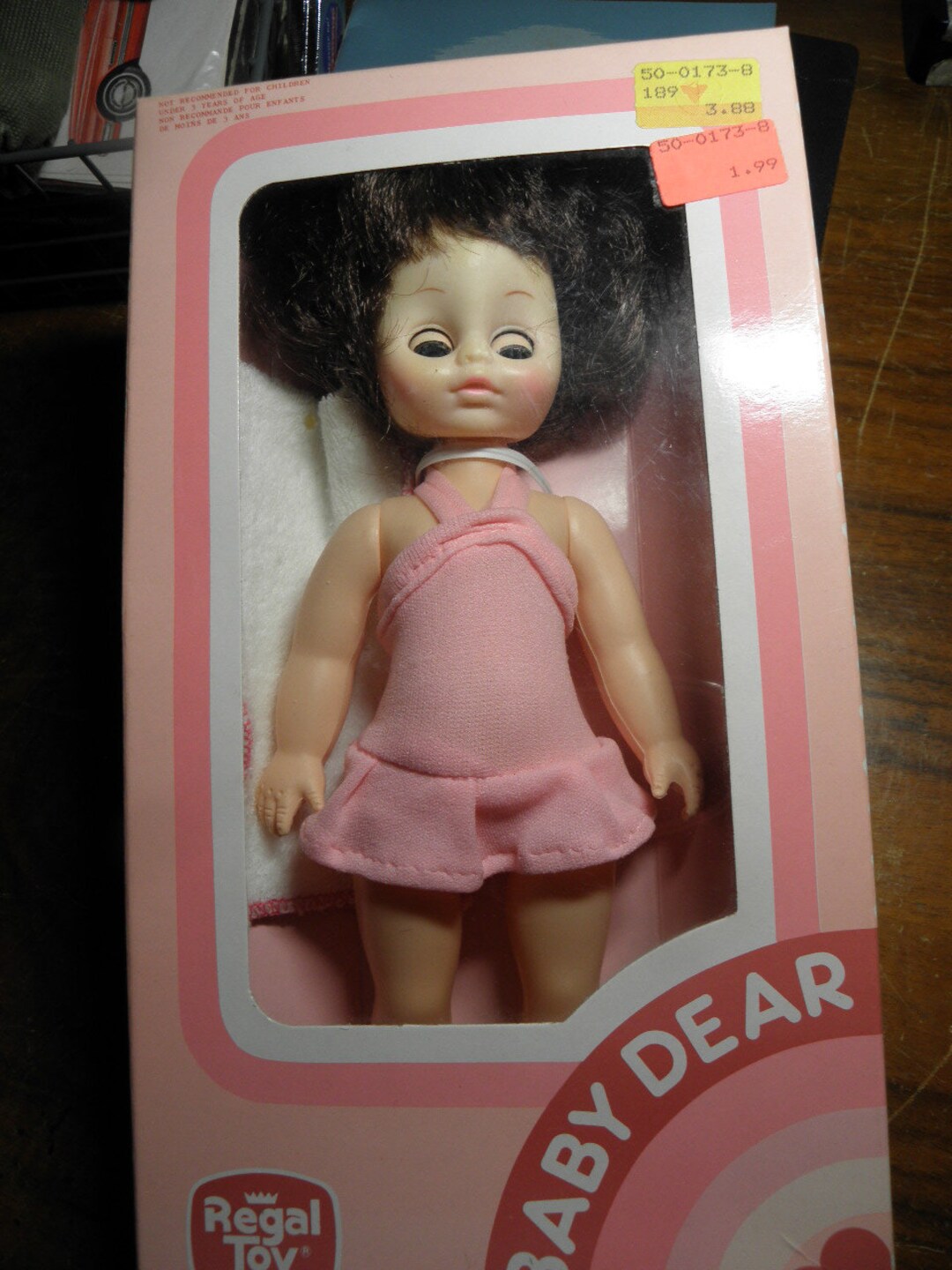 Vintage 60s Regal 9 Doll Baby Dear NEW in Box Eyes Open & Close, Hot ...