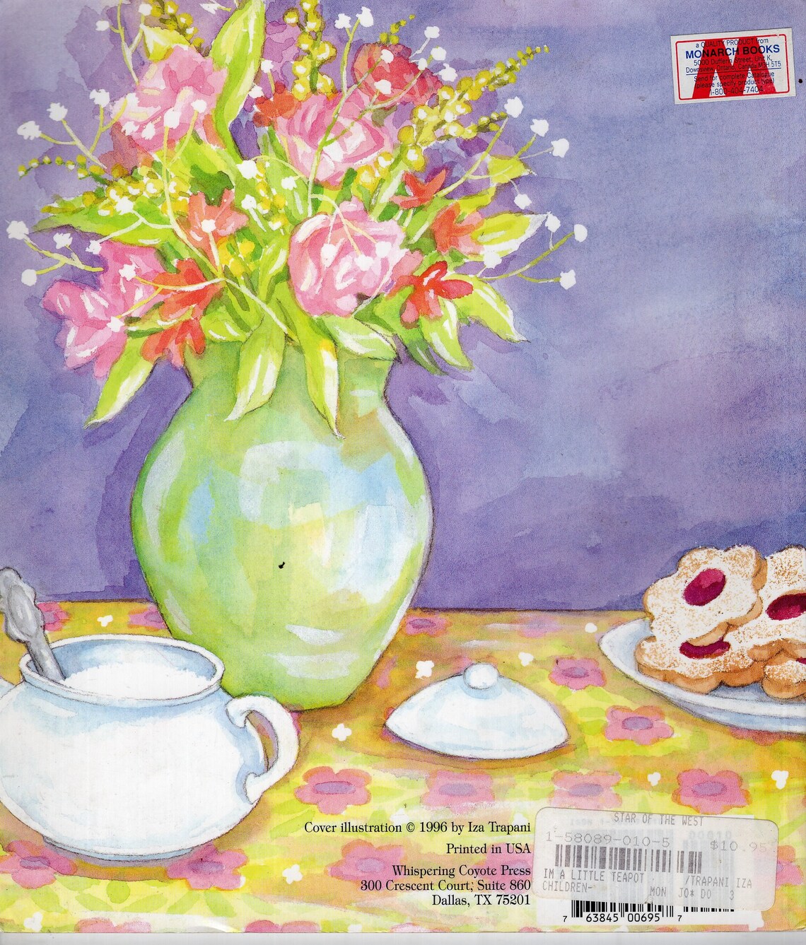 Vintage 1996 I'm a Little Teapot Iza Trapani Softcover - Etsy