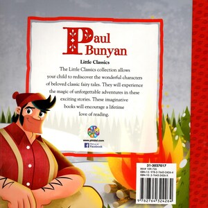 NEW Copy, Paul Bunyan, Phidal, Little Classics, Classic Fairy Tales, - Etsy