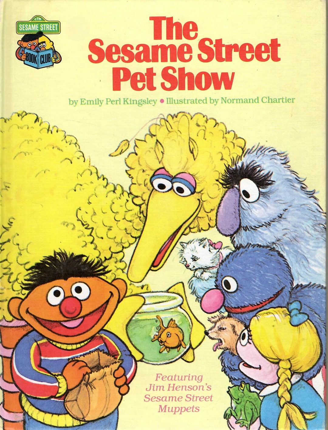 Vintage 1980, the Sesame Street Pet Show, Hardcover, Jim Henson, Sesame ...