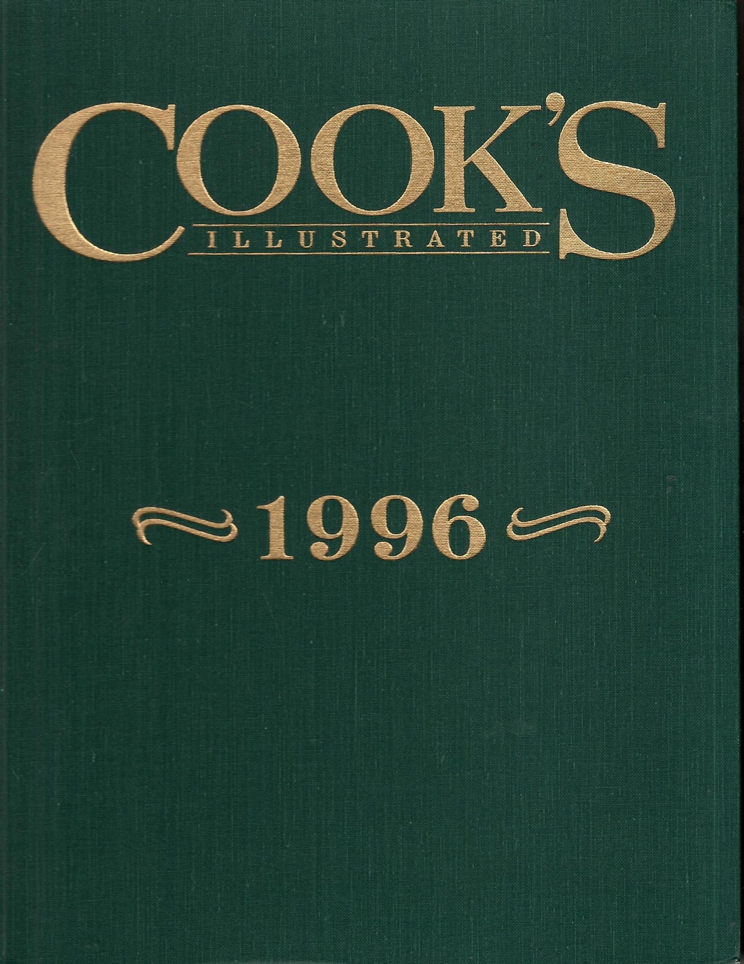1996 Cooks Illustrated, Cooking Magazines, 6 Issues, Entire Year, in ...