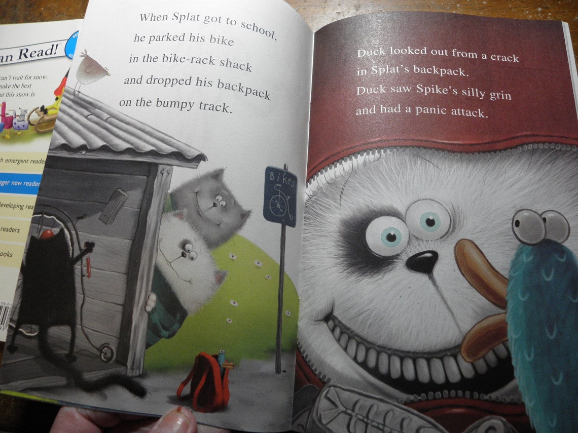 Splat the Cat and the Duck With No Quack I Can Read Level - Etsy