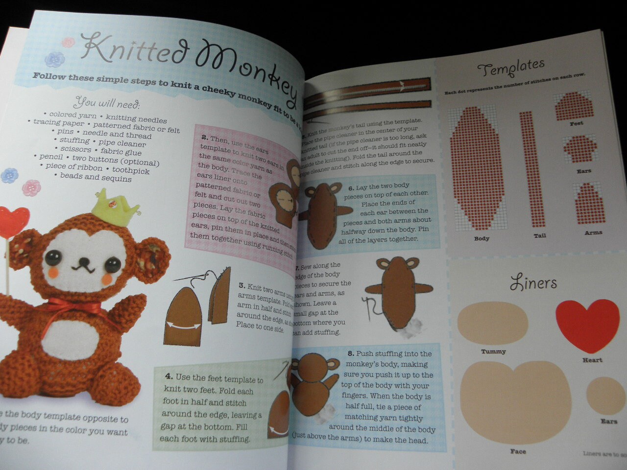 Knit a Critter Learn How to Knit Cute Animal Characters Top - Etsy UK