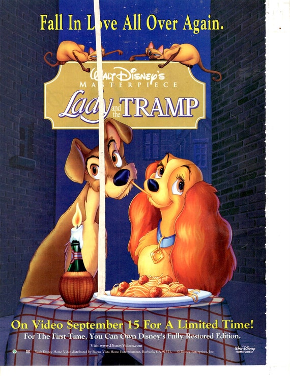 Lady And The Tramp Vhs 1998