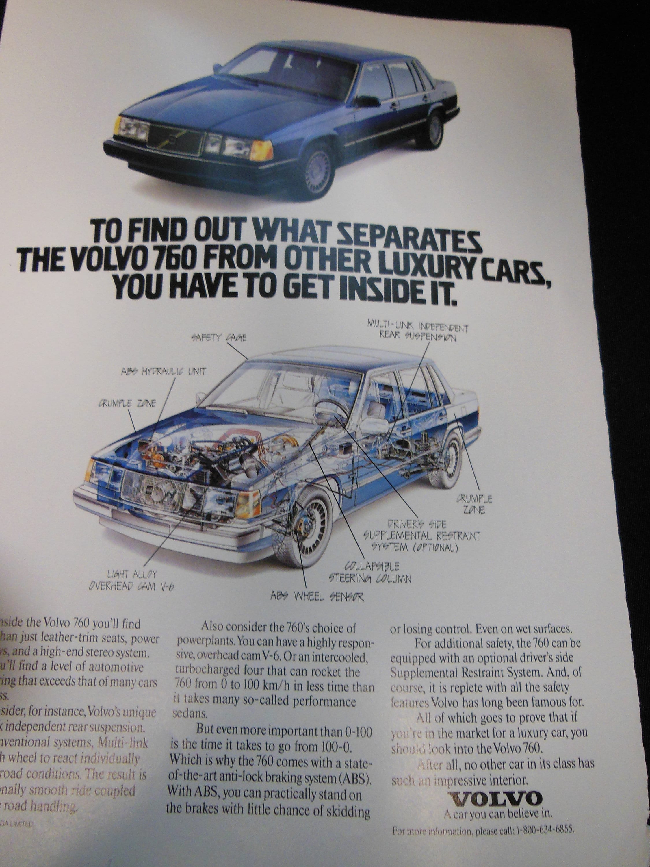 Vintage Magazine Ad 1989 Volvo A Car You Can Believe In. - Etsy Australia