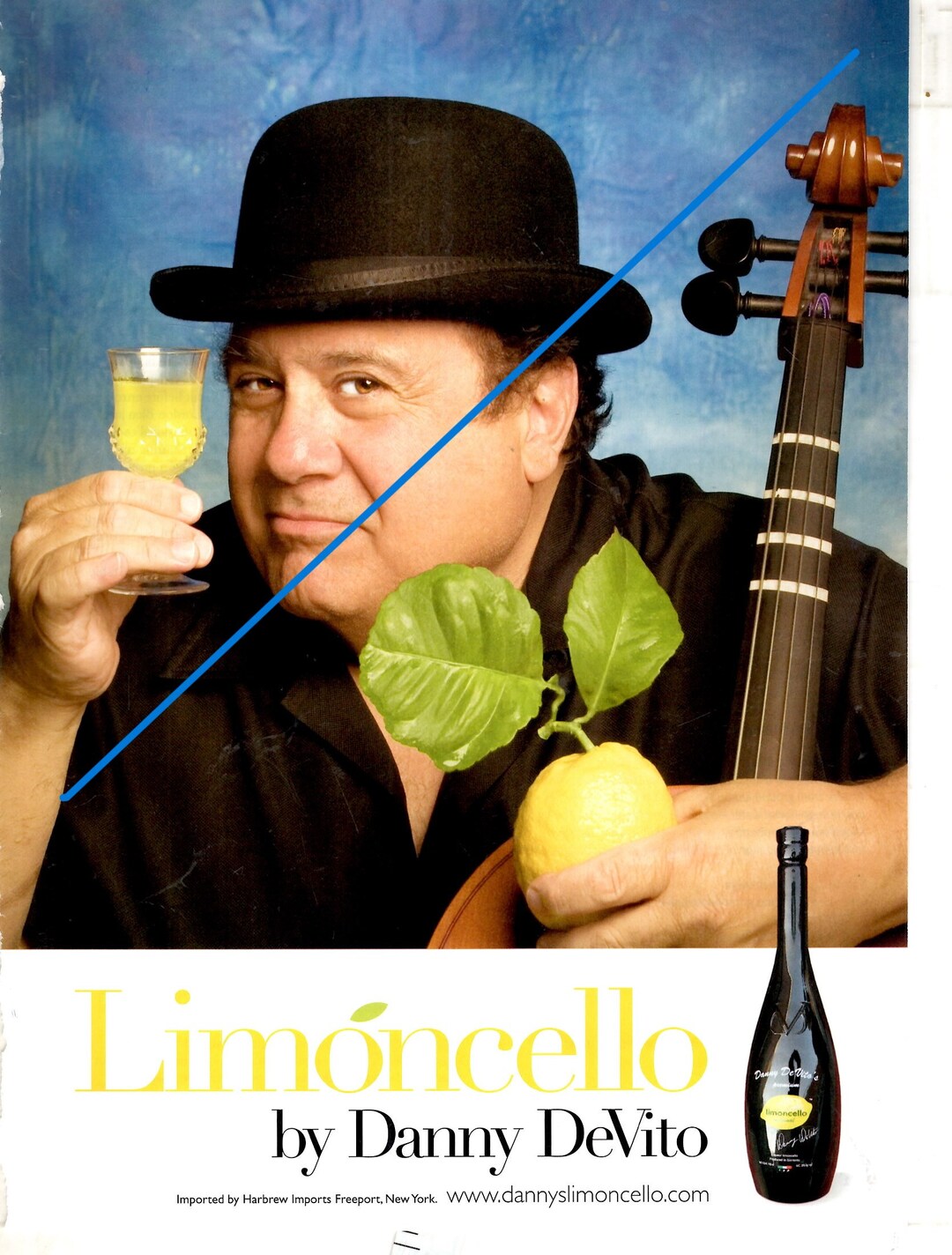Ad for Leoncello Liquer, No Longer Available, Originally Owned by Danny ...