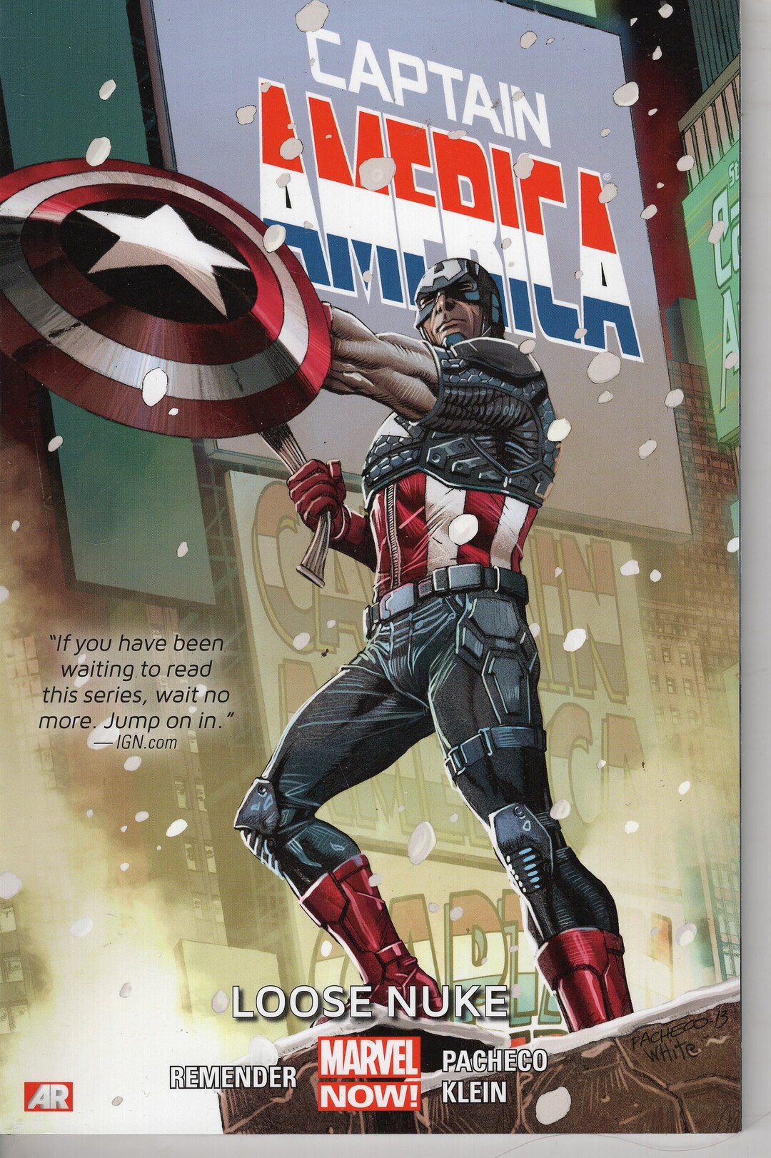 NEW Graphic Novel, Marvel, Captain America, Loose Nuke, 1st Edition ...
