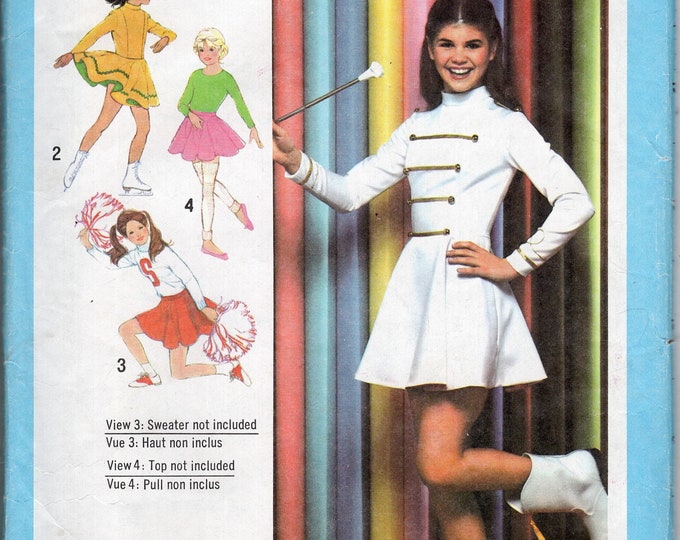 Vintage 1979, UNCUT, Simplicity 9156, Sewing Pattern, Cheerleader ...
