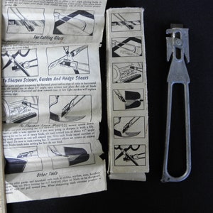 Vintage Acme Combination Tool, Glass Cutter, Knife, Scissor Sharpener ...