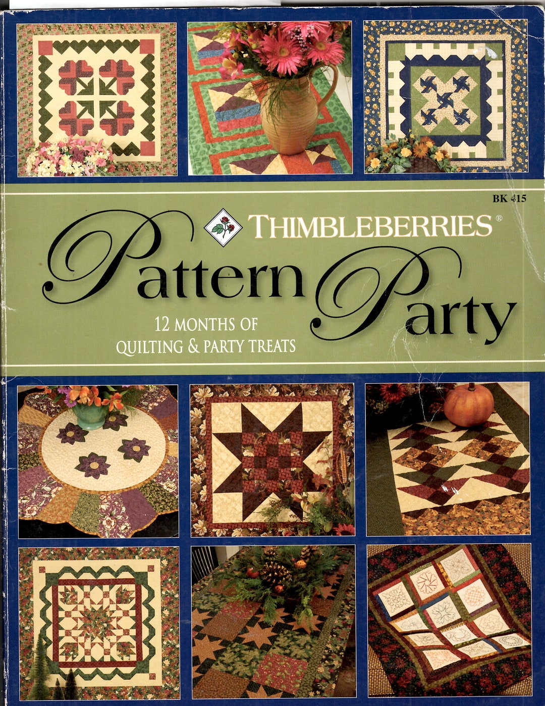 Vintage, Pattern Party, Softcover Book, Thimbleberries, 12 Months ...