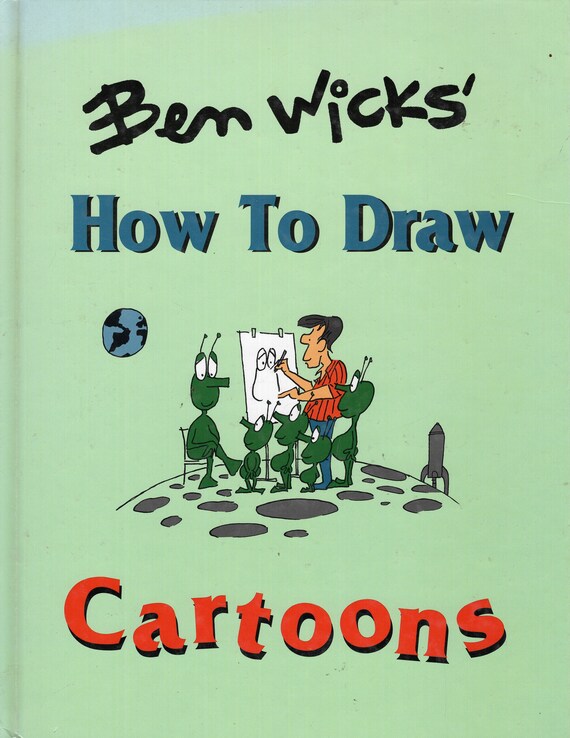 Vintage 1998 Ben Wicks How to Draw Cartoons Hardcover NEW - Etsy