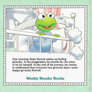 1987, Even Kermit Gets Grouchy, Muppet Series, Hardcover, Jim Henson ...
