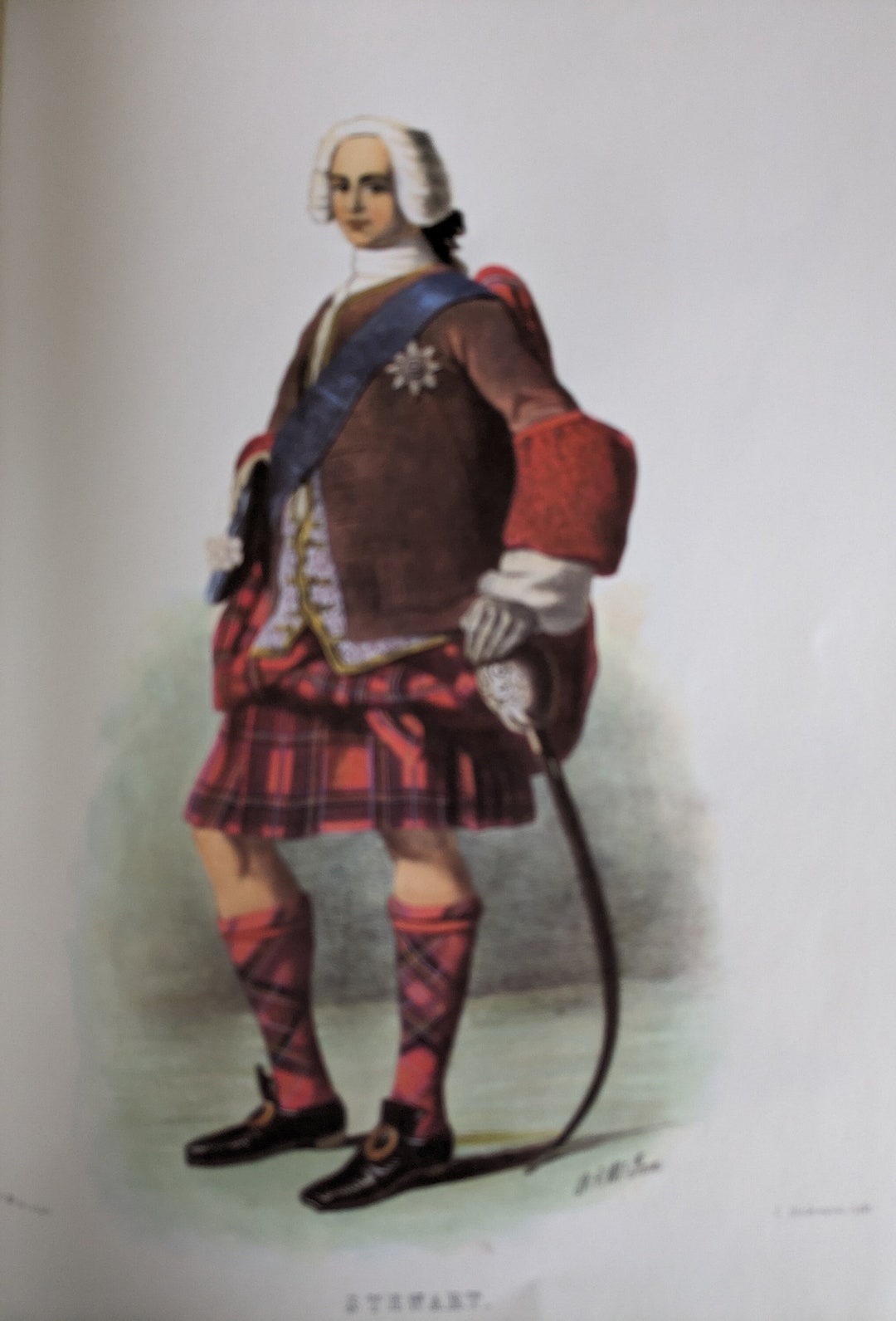 Stewart Clan, Stewart Tartan, 10 by 13 Inch Poster Print, Clans and ...
