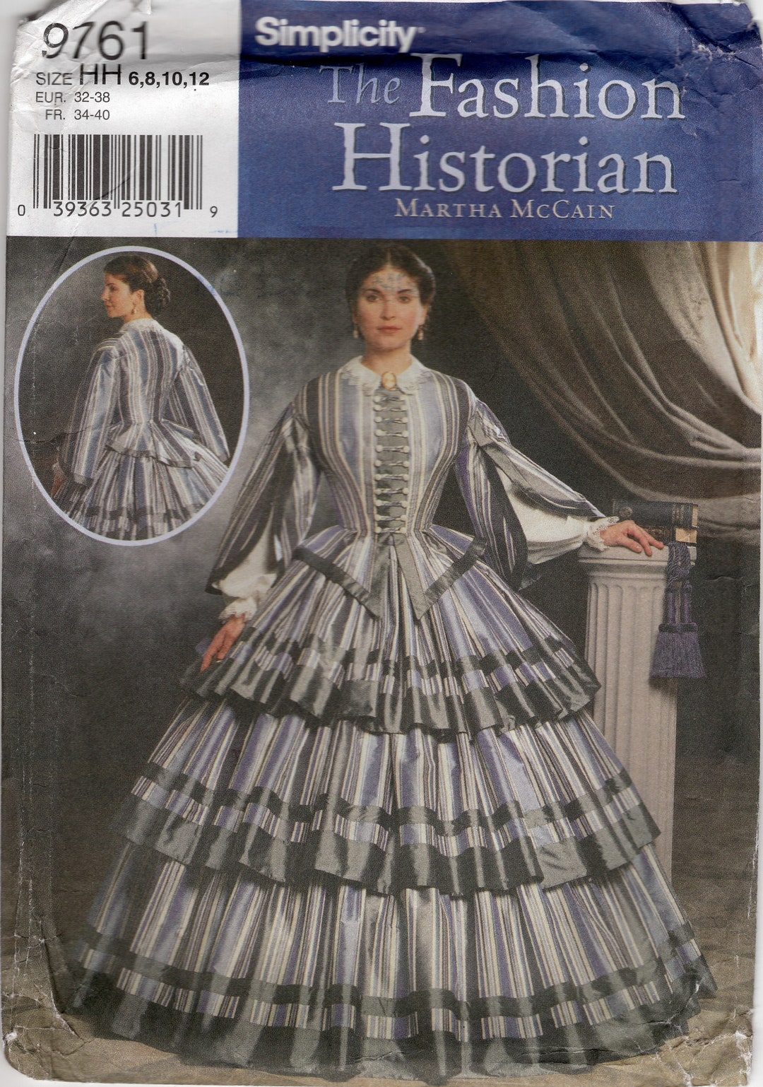 NEW Vintage Simplicity 9761 the Fashion Historian Ladies - Etsy