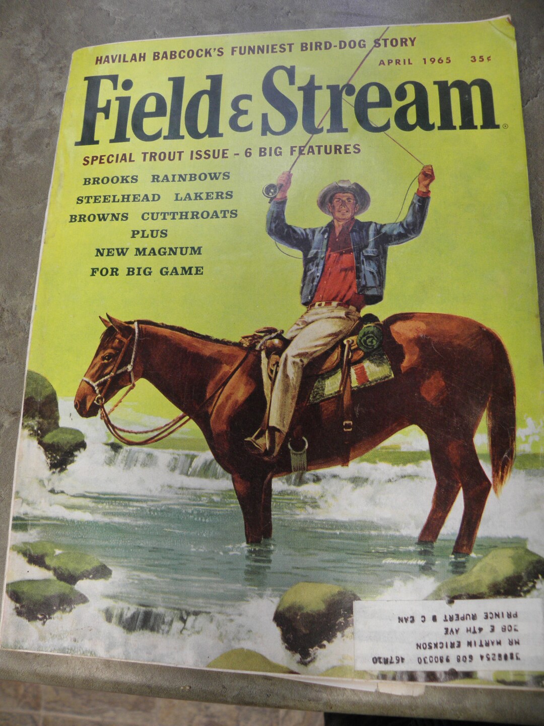Vintage, April 1965, Field and Stream, 156 Pgs, VG Condition, Rare ...