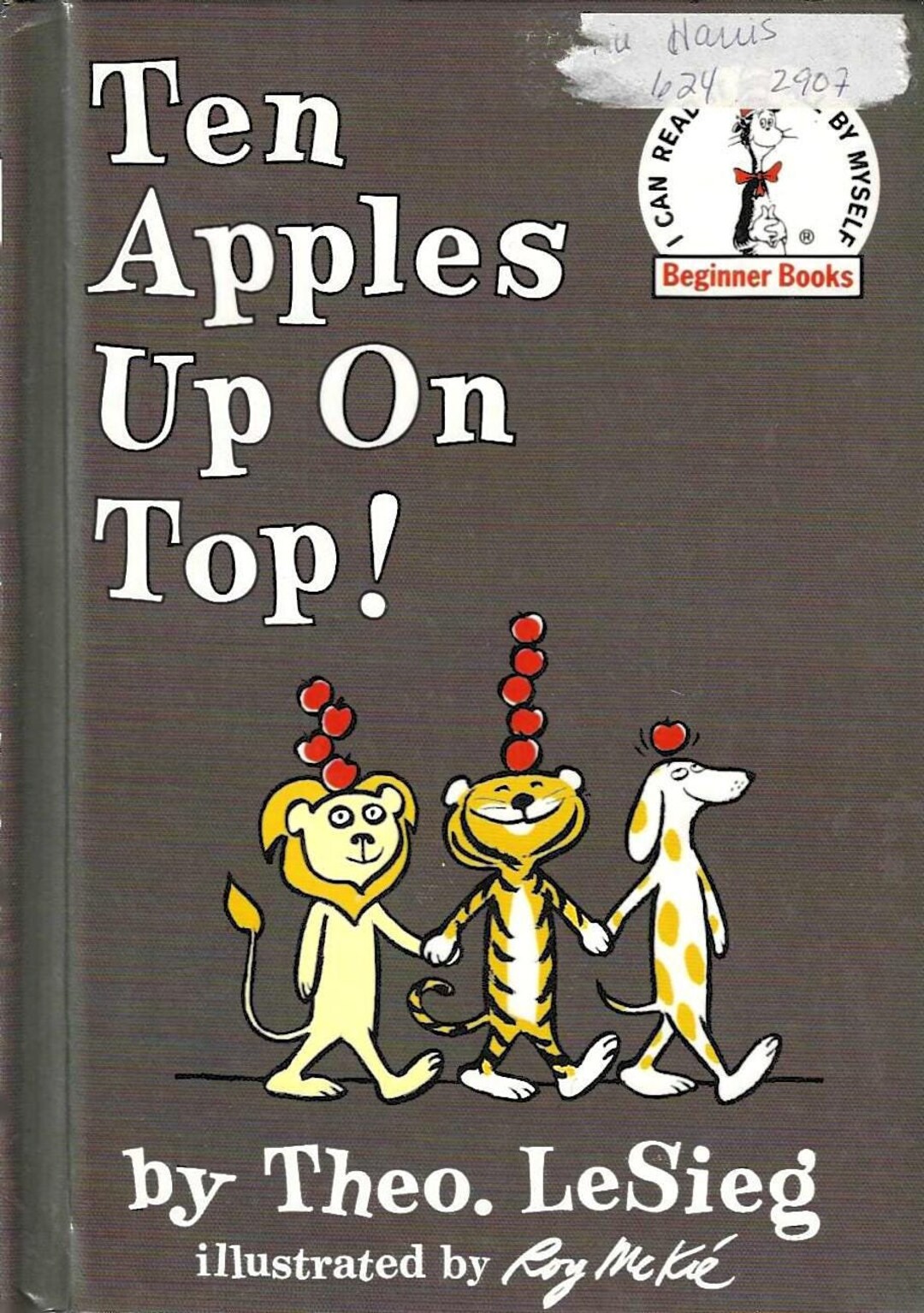 1961, Dr Seuss, Ten Apples on Top, Beginner Books, Hardcover, VG ...