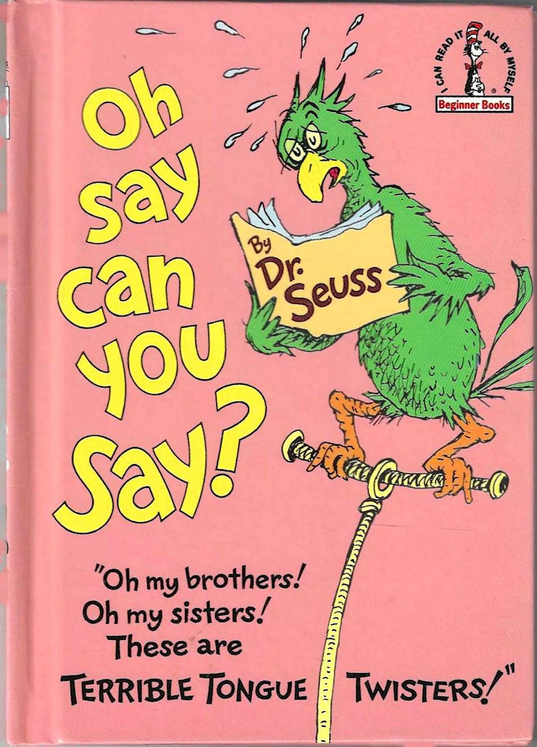 1979, Oh, Say Can You Say?, Dr Seuss, Hardcover, VG, I Can Read It ...