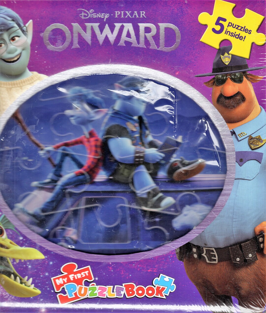 NEW Copy, Onward, Disney Pixar, Phidal Publishing 5 Puzzles, Scenes in ...