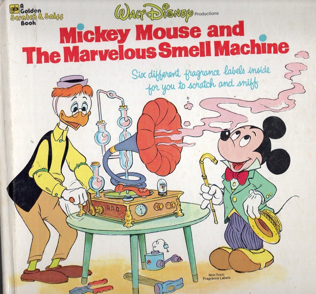 Disney 1979, Mickey Mouse, and the Marvelous Smell Machine,gently Used ...
