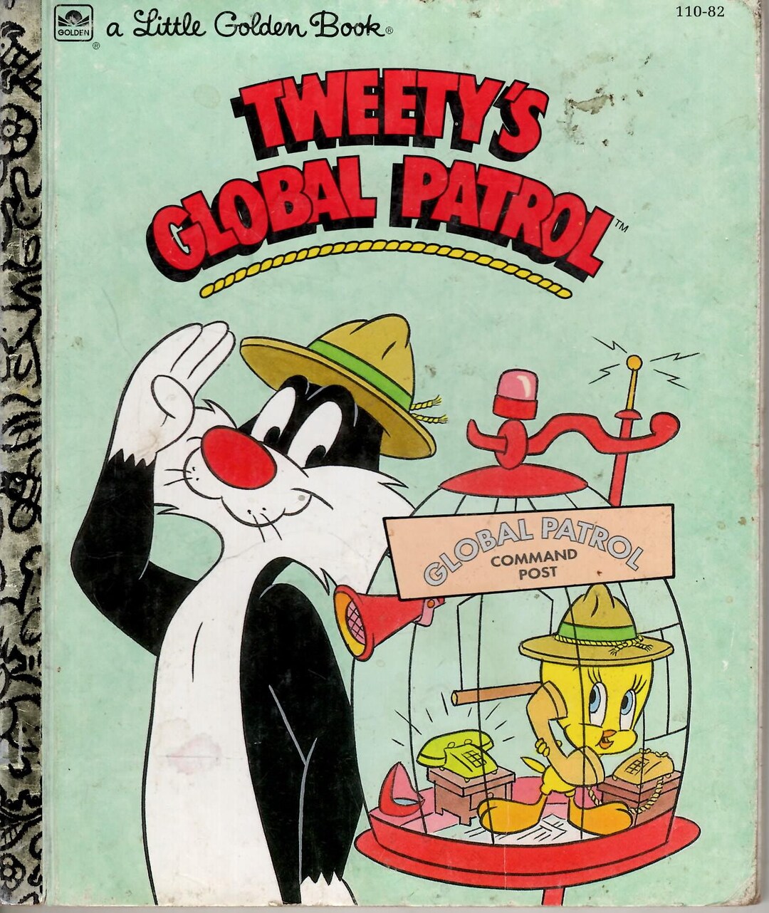 Vintage 1993, Tweety Global Patrol, Golden Book, Hardcover, Sylvester ...