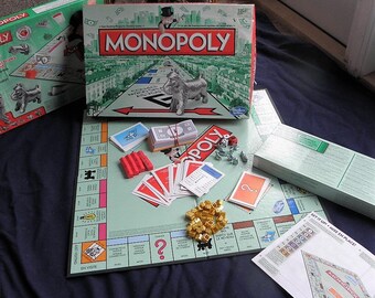 Red Monopoly Die - Etsy