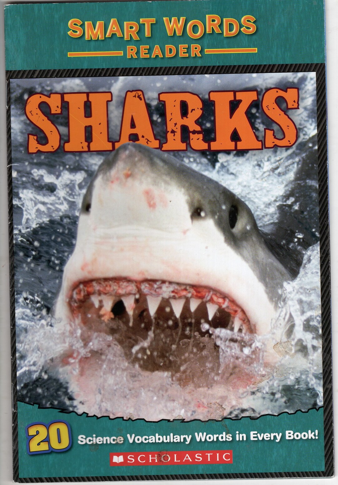 Smart Words Reader, Sharks, 20 Science Vocab Words, 2014, - Etsy