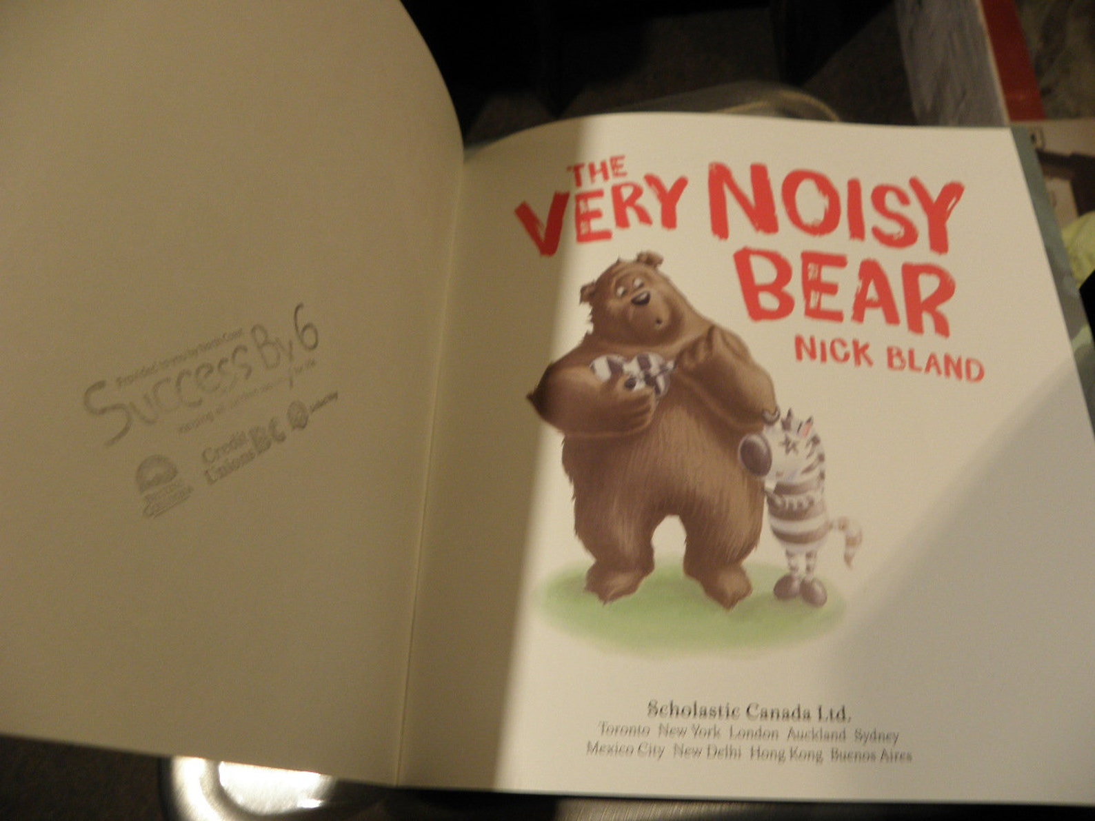 The Very Noisy Bear by Nick Bland Scholastic NEW Copy | Etsy