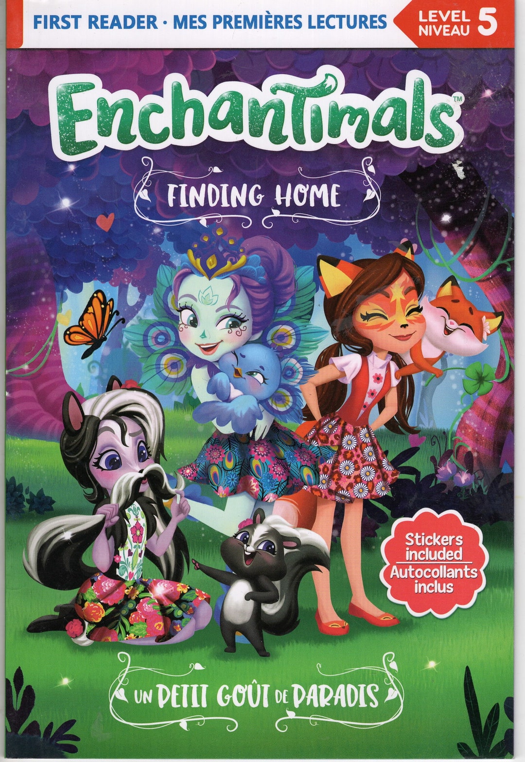 Enchantimals, Finding Home, Bilinqual French & English, 1st Reader, Mes ...