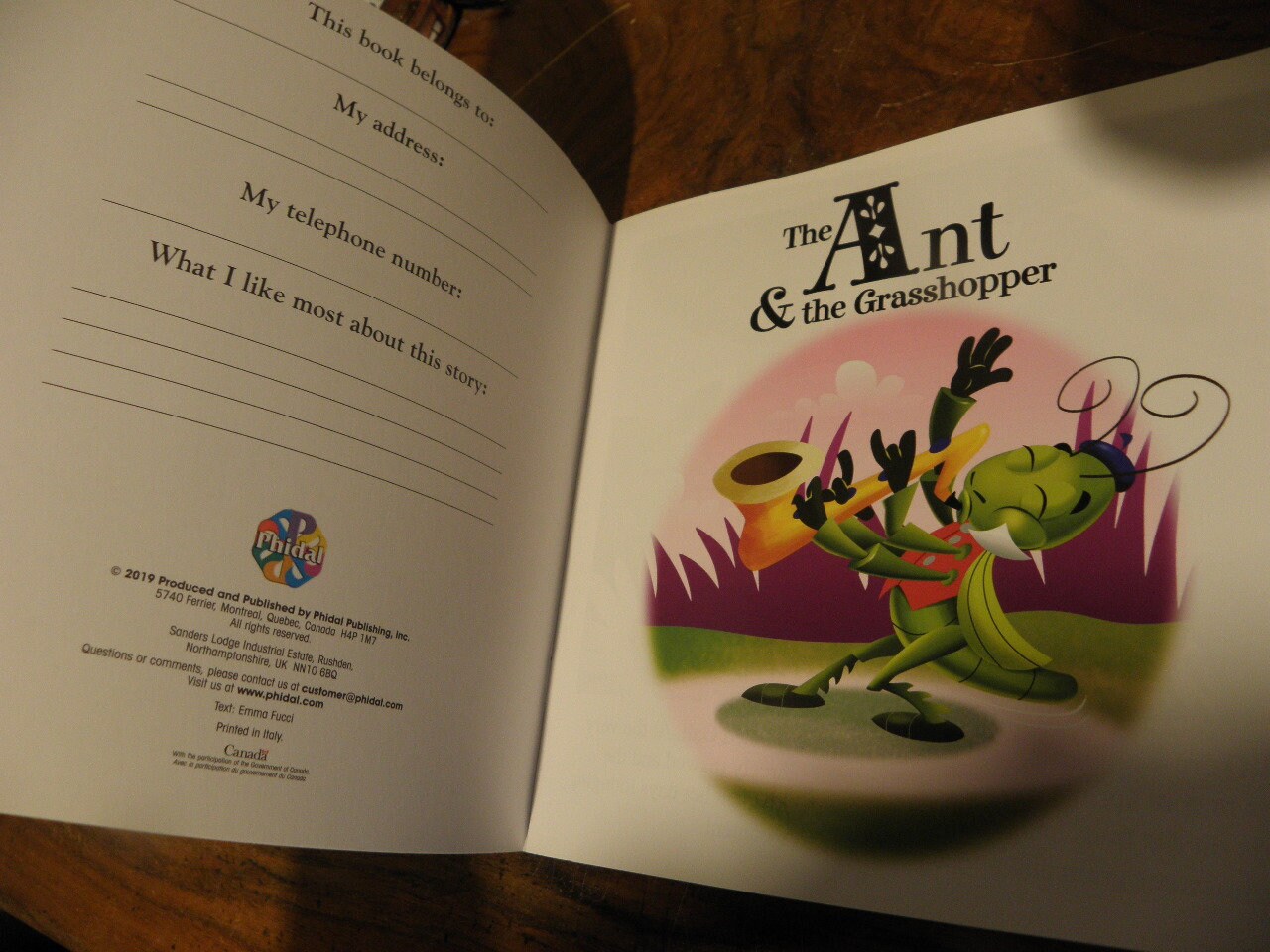 The Ant and the Grasshopper Little Classics Classic Fairy | Etsy