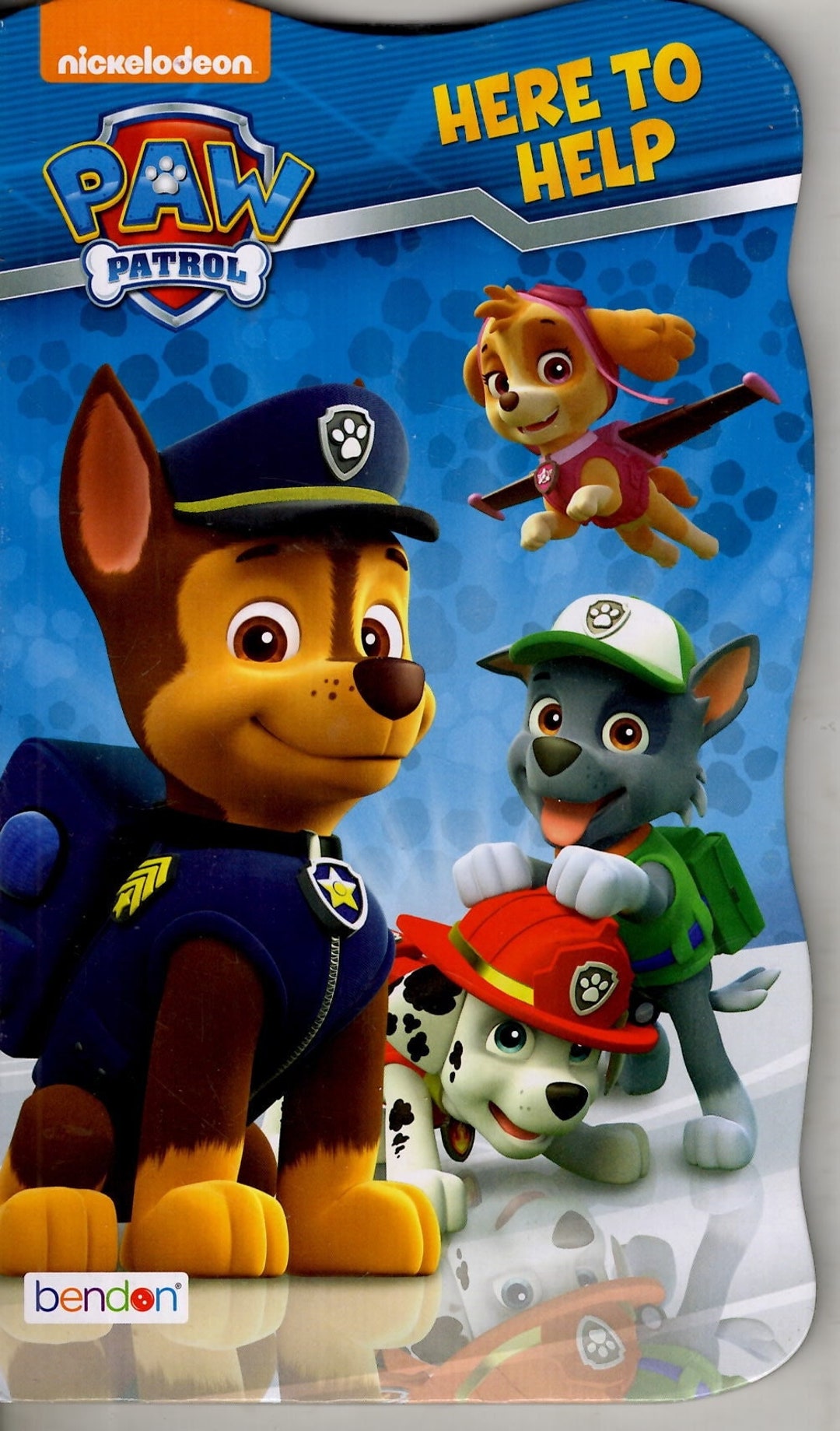 2019 NEW Book, Paw Patrol, Here to Help, Board Book, Shaped Form - Etsy