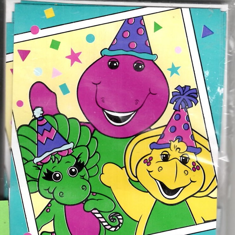 Barney Party - Etsy
