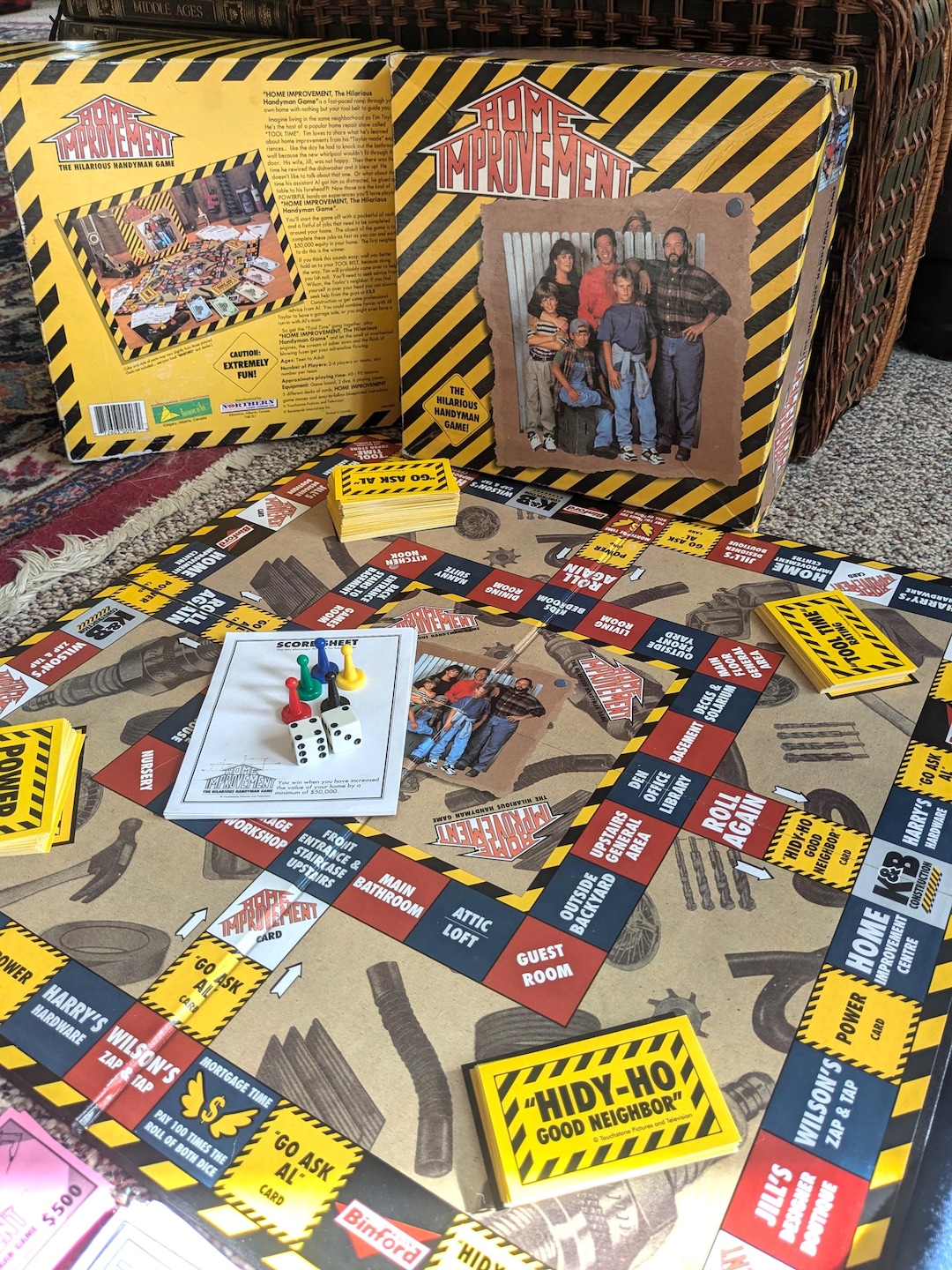 Vintage 1993, Home Improvement Board Game, VG Condition, Complete ...
