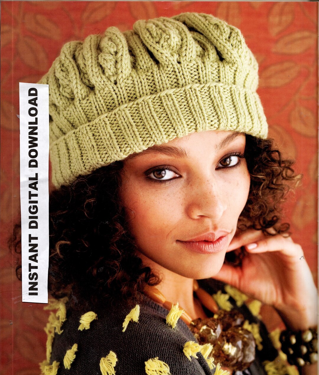 Vogue Knit, Lace Toque, Knitting Pattern, Digital Download - Etsy