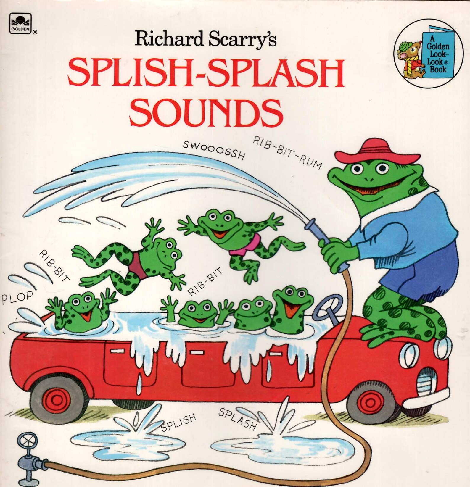 Vintage 1986, Splish Splash Sounds, Richard Scarry, Golden Book ...