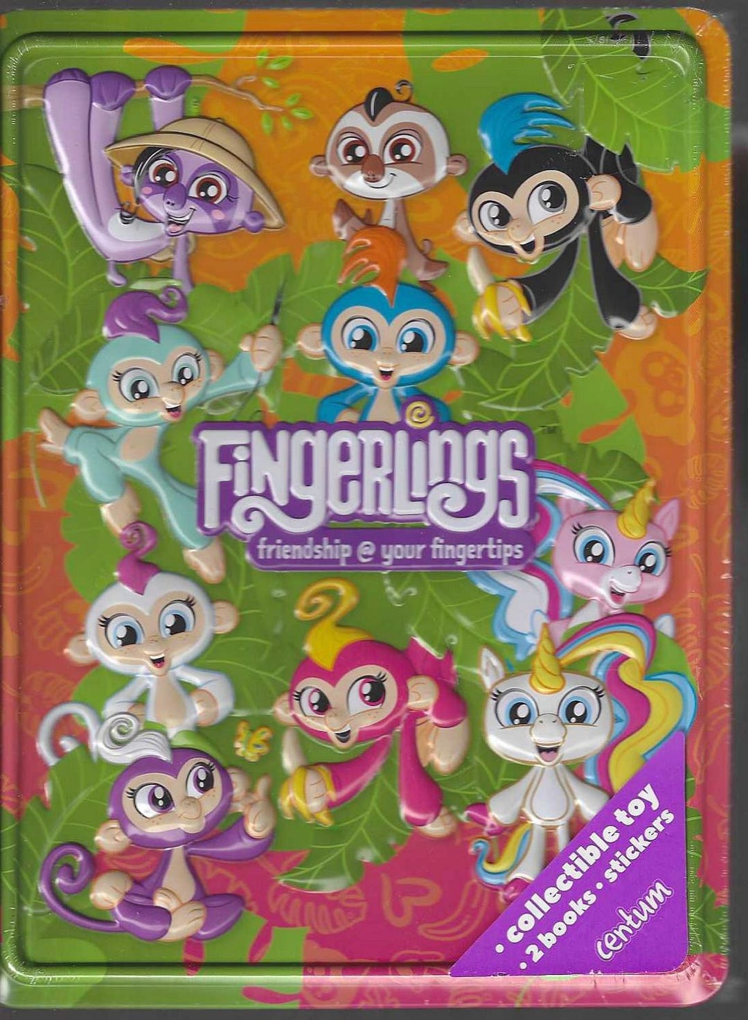 NEW Fingerlings, Sealed Tin Box, 2 Books, Stickers, Toys, Friendship at ...