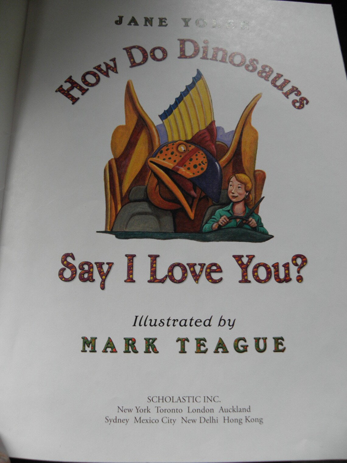 How Do Dinosaurs Say I Love You Jane Yolen & Mark Teague - Etsy