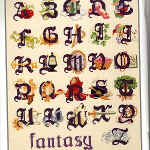 Ultimate Children's, Alphabet Book, Cross Stitch Charts, 51 Pages, Many ...