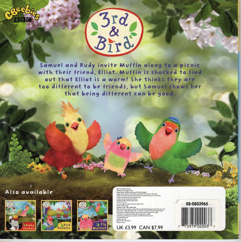 Meet Elliot 3rd & Bird Cbeebies BBC Childrens Books - Etsy Singapore