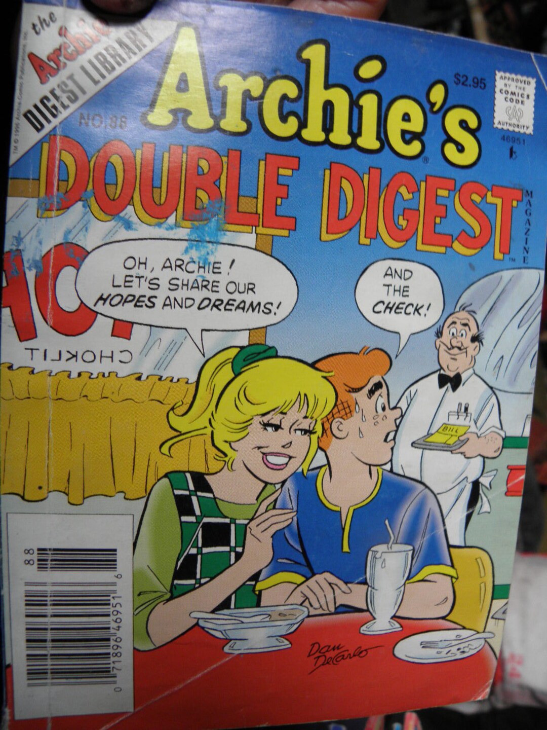 Archie Digest Library, Archies Double Digest, No 88, octobre 1996, état ...