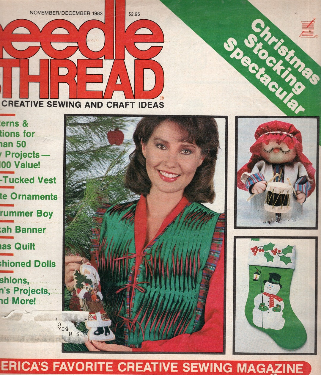 Vintage, Nov Dec 1985, Needle & Thread, Creative Sewing, Craft Ideas ...