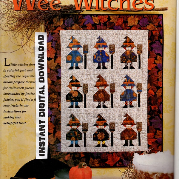 Witch Quilt Patterns - Etsy