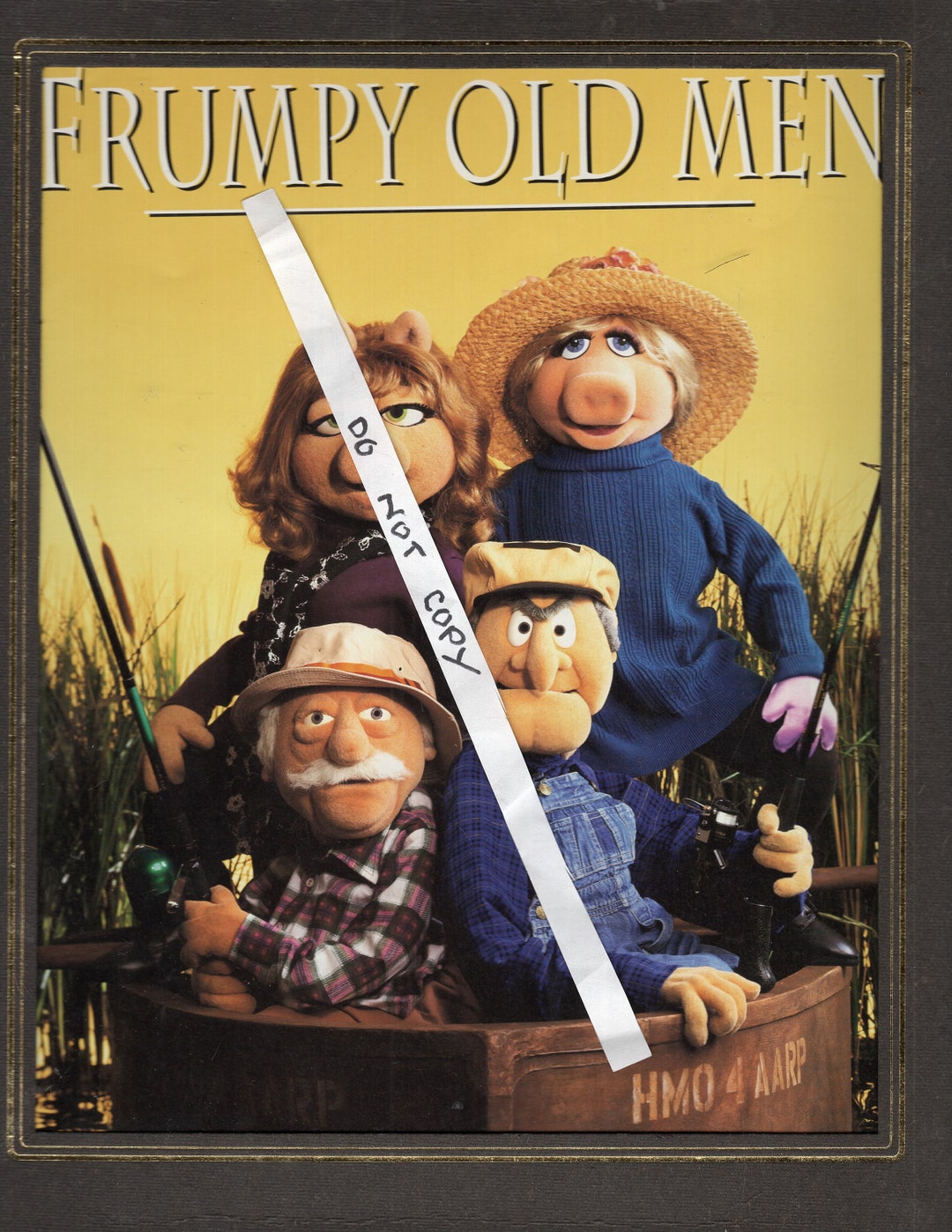 Miss Piggy, Vintage 9.5 by 11.5 Matted Print, Frumpy Old Men, Muppets, Jim Henson, 10by 12 Matte ...